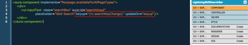 SFDC：Lightning開発『ui:inputText』と『keyup』イベント - tyoshikawa1106のブログ