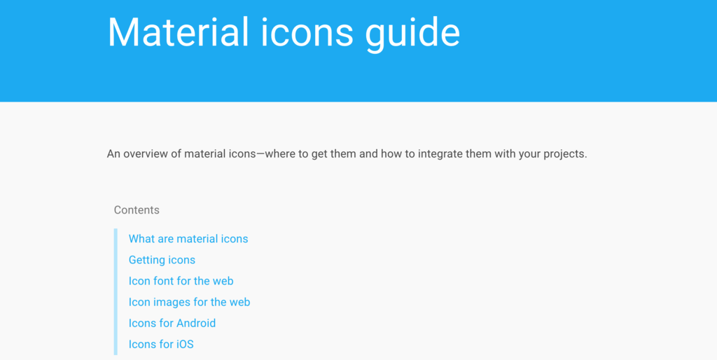 Material icons guideサイトを読んでみました - tyoshikawa1106のブログ