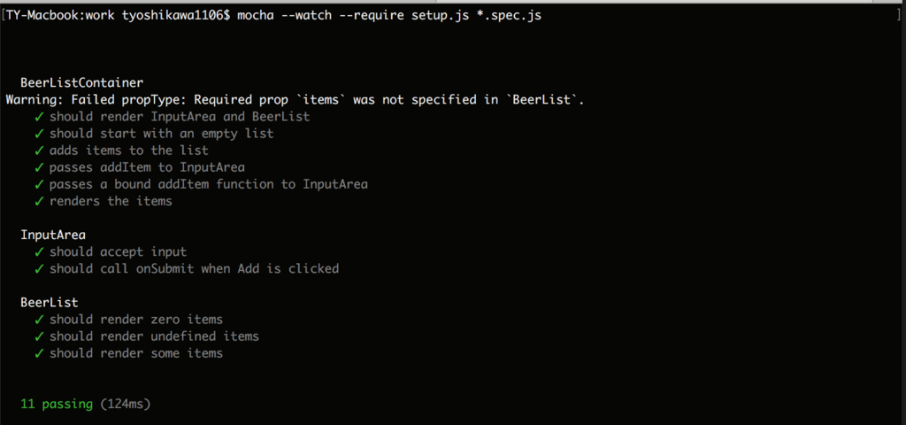 React：TDD（テスト駆動開発）の始め方について勉強しました - tyoshikawa1106のブログ