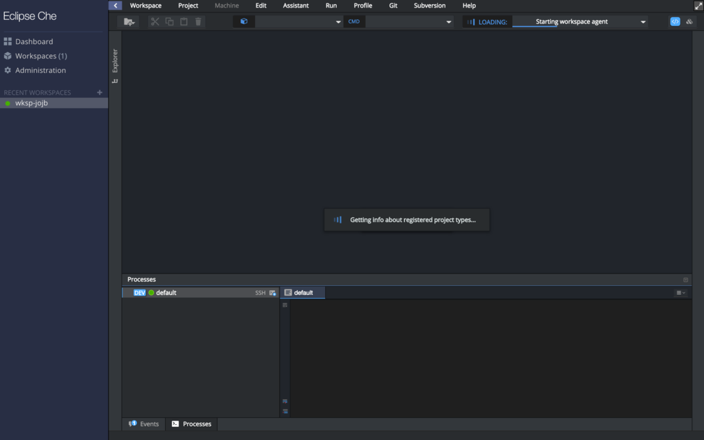 Eclipse Next-Generation IDE (Eclipse Che) を試してみました - tyoshikawa1106のブログ