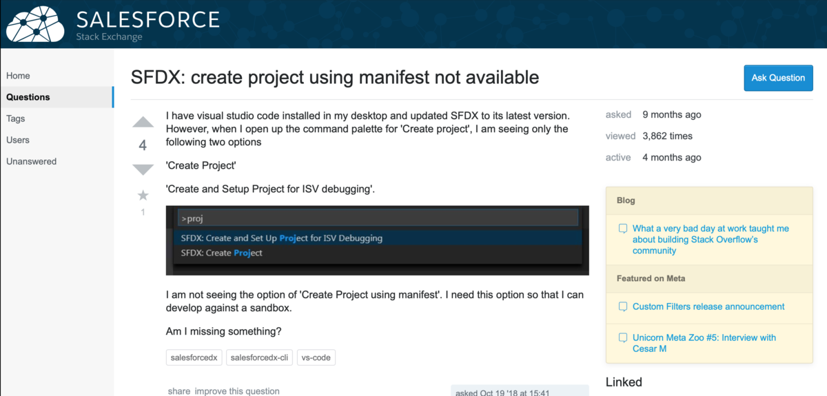 SFDC：Salesforce Extensions for Visual Studio Codeを試してみました - tyoshikawa1106のブログ