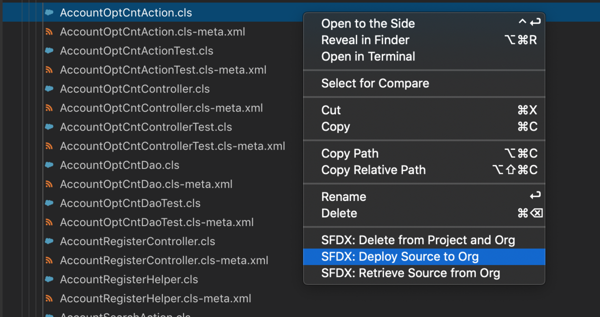 SFDC：Salesforce Extensions for Visual Studio Codeを試してみました - tyoshikawa1106のブログ