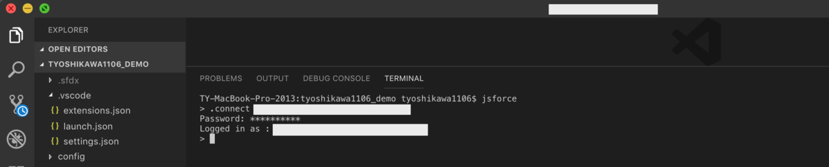 SFDC：VSCodeからJSforceをつかったSalesforceへのアクセスを試してみました - tyoshikawa1106のブログ