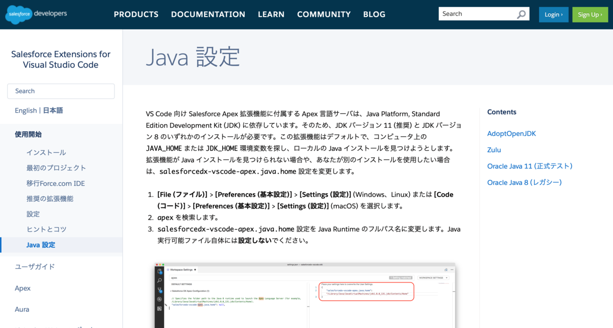 SFDC：Salesforce Extensions for Visual Studio CodeでJavaエラーが発生したときの対処方法について - tyoshikawa1106のブログ