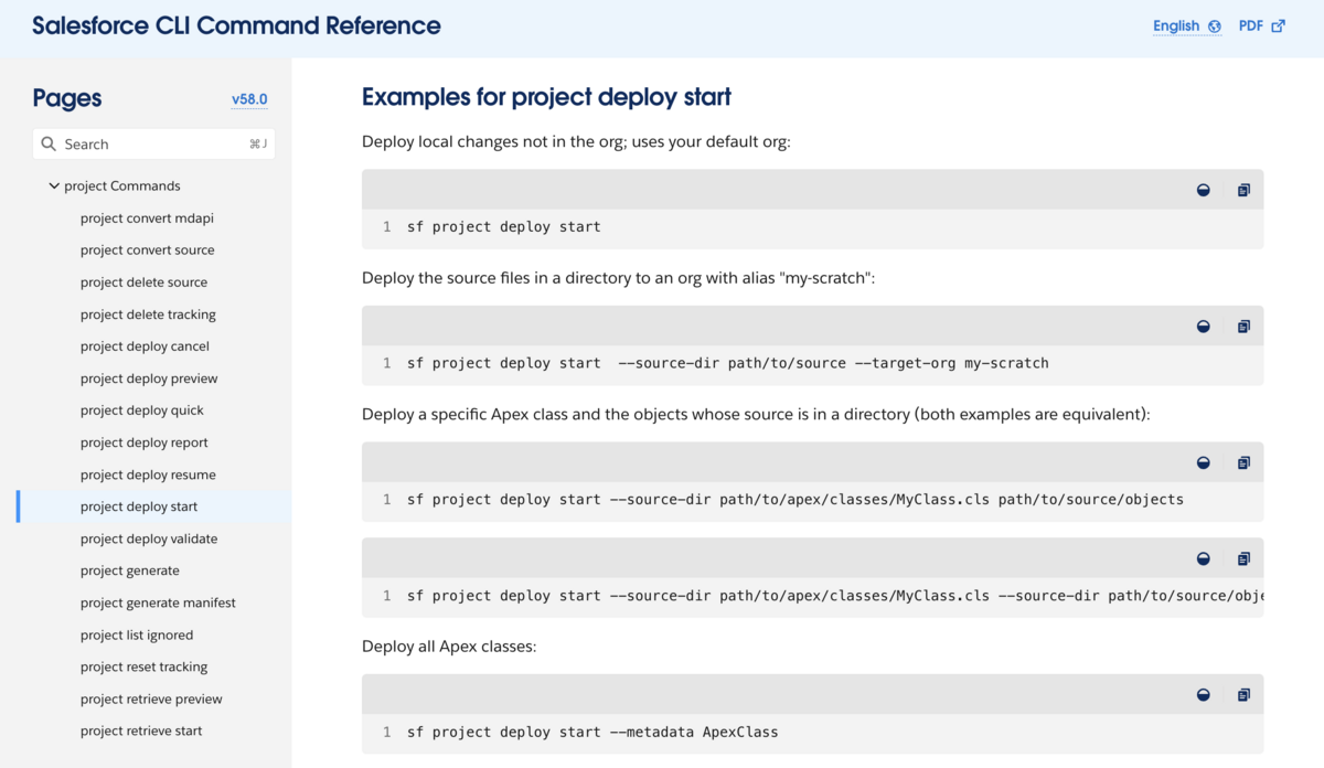 SFDC：SalesforceCLIコマンドによるApexコードの削除を試してみました - tyoshikawa1106のブログ