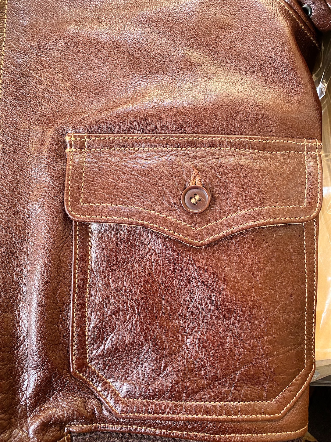 コリンボ 「M-422」 アビエータージャケット - FADED BLUE