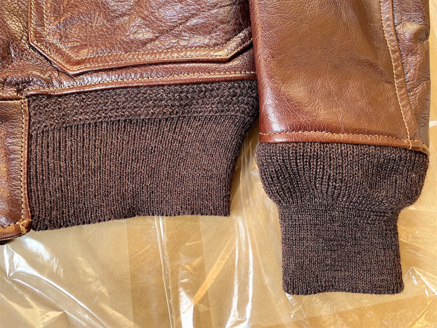 コリンボ 「M-422」 アビエータージャケット - FADED BLUE