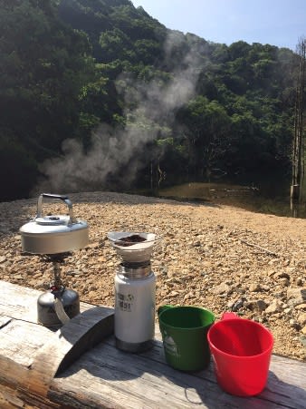 山で朝ごパン - ねこ饅頭な日々