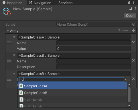 SerializeReferenceとSubclassSelectorがすごい便利 - ノートの端の書き残し