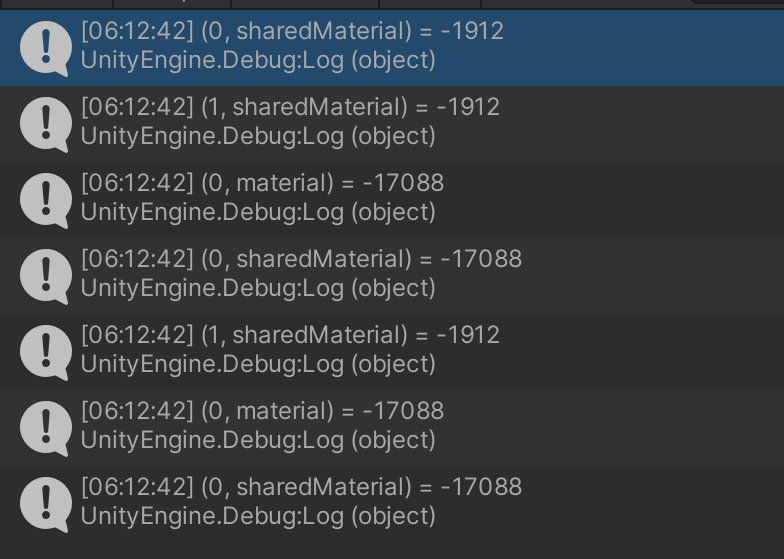 Renderer.materialとsharedMaterial - ノートの端の書き残し