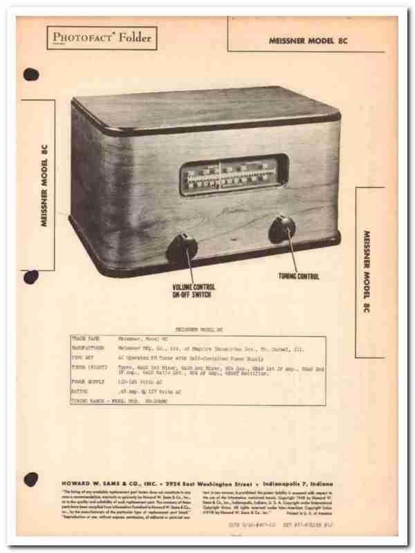 MEISSNER 8C RECEPTOR FMチューナーを直しました。 - ueelumenの健忘録
