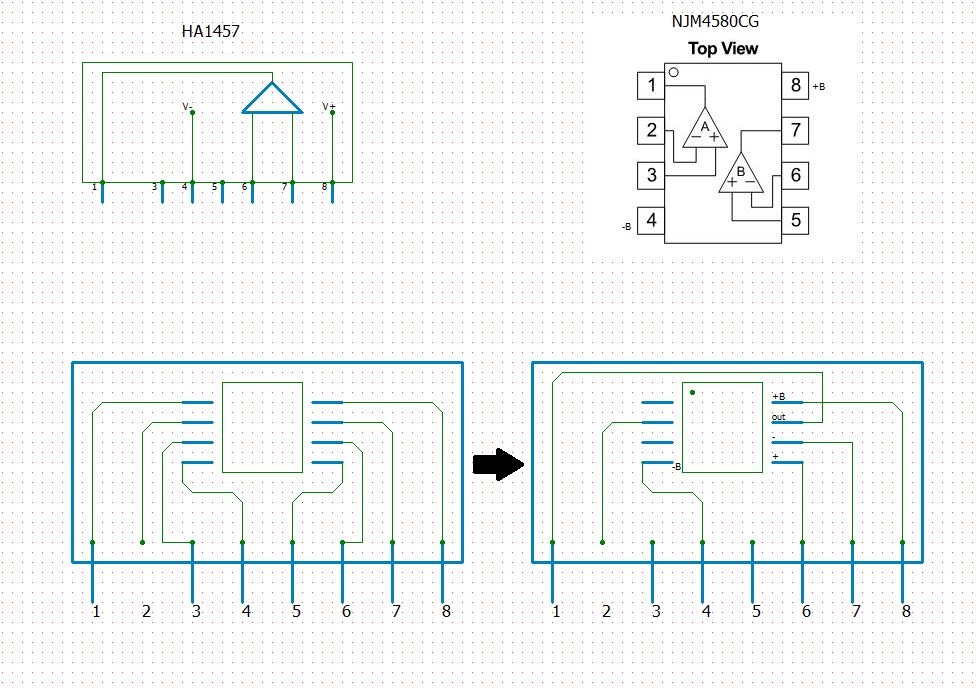 HA1457の代替えIC を作りました - ueelumenの健忘録