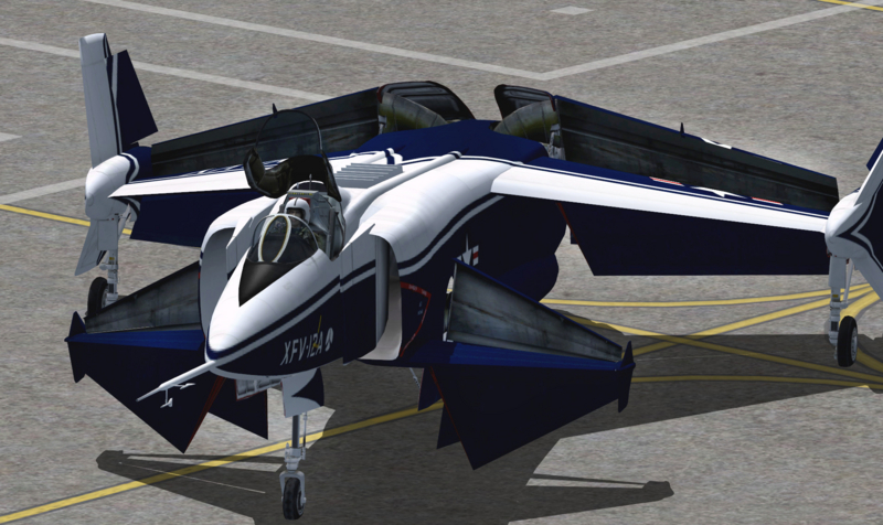 FSX Rockwell XFV-12Aその2 / project 03 - UENOSHING FS Blog