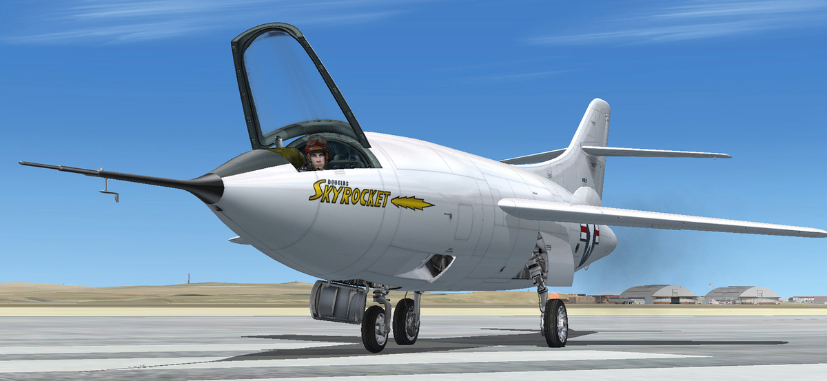 "FSX Douglas D-558-2 Skyrocket_Early model_v1"has been released ...