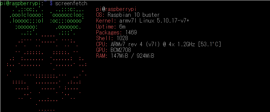 よく見かけるCLIでの画面はscreenFetchというものなのか（今更） - uepon日々の備忘録