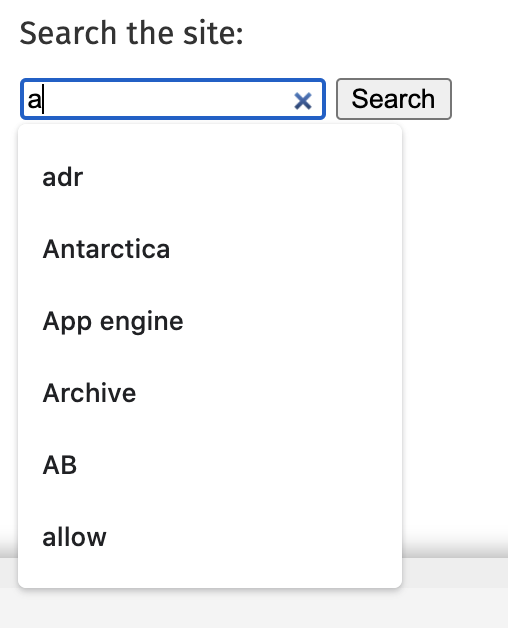 【HTML】input type="search" - UGA Boxxx
