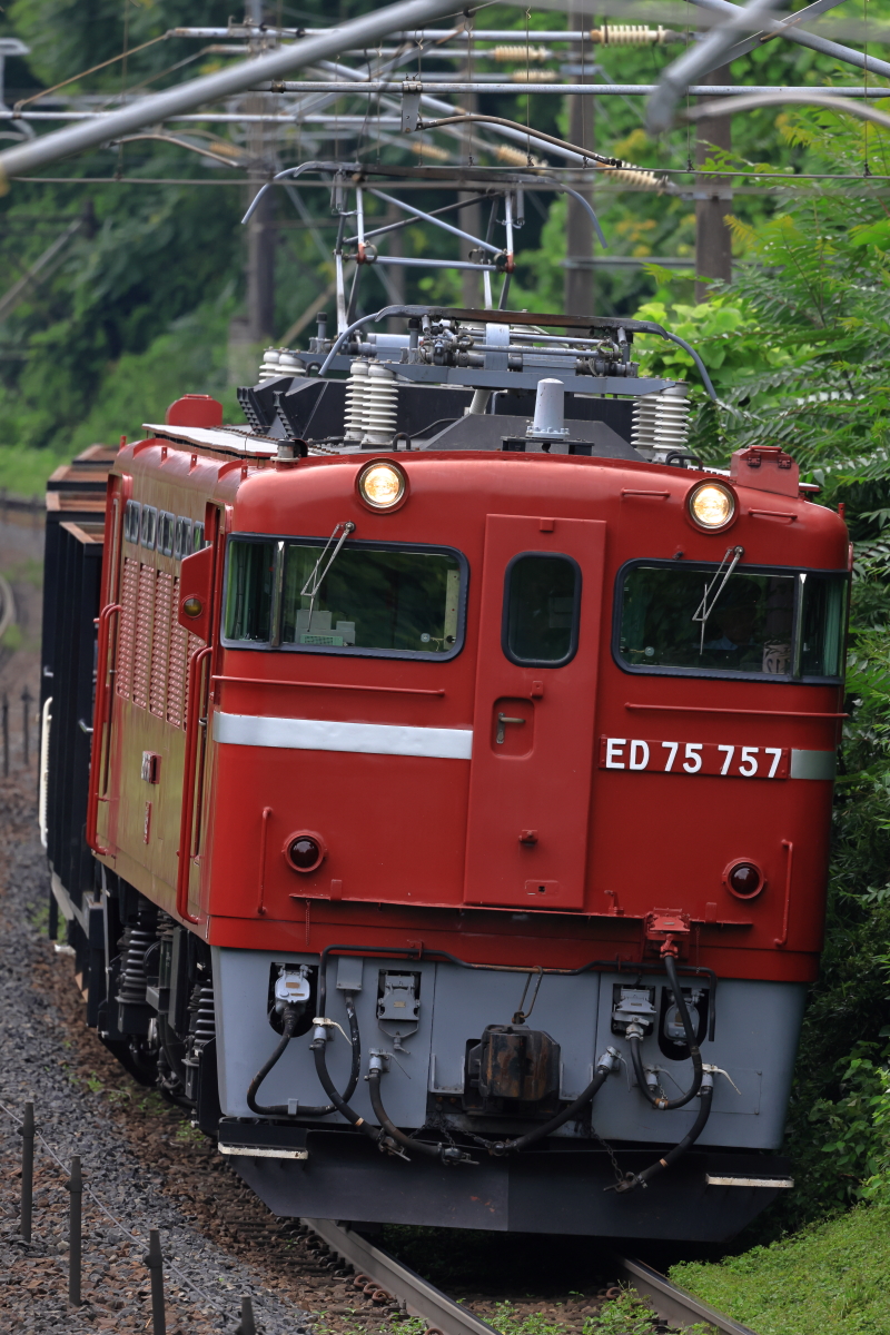 ED75-757が牽引する東福島常駐ホキ800の廃車回送を撮る！ - 続 うっかり鉄の鉄道風景写真撮影記