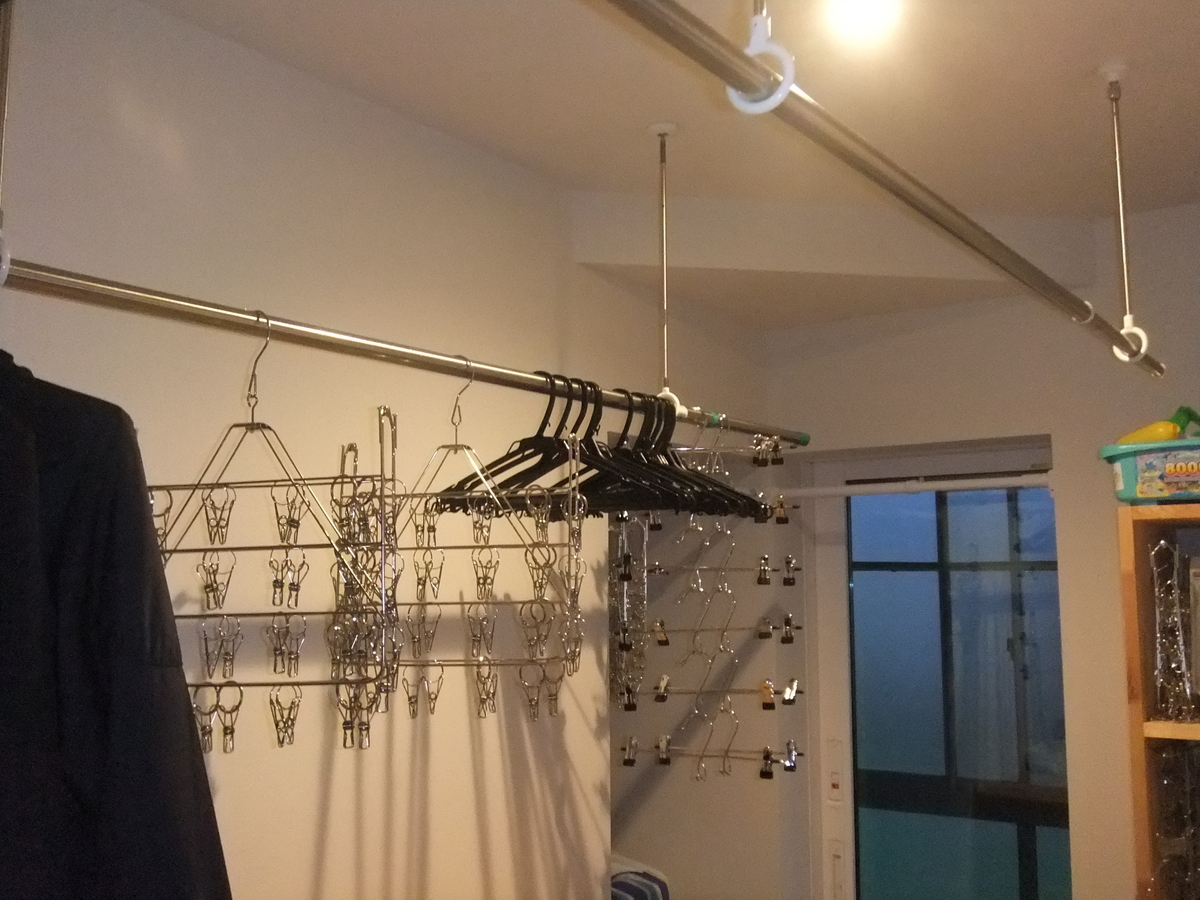 室内干しの容量アップ - uma-chuのブログ