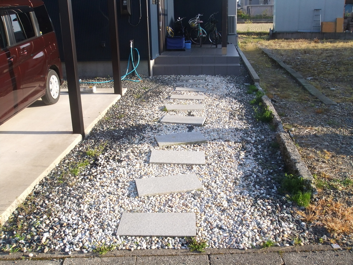 玄関アプローチの土間コン見積 - uma-chuのブログ
