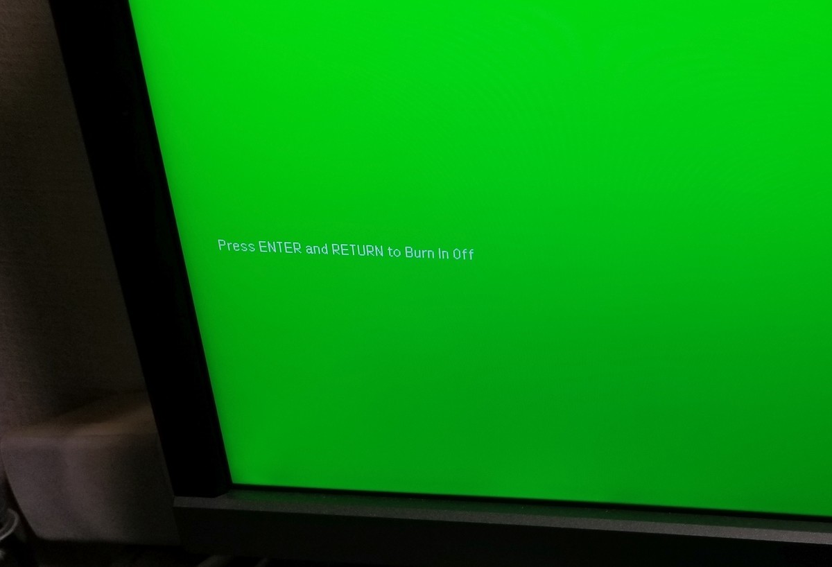 BenQ EL2870U Burn In Mode 画面撮影 - パソコン・メモメモ備忘録