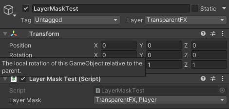 物理演算、衝突判定、コライダーの検出などで使うLayerMaskについて [Raycast, Collider, Culling-Mask] - Unityでインディゲームを作る！