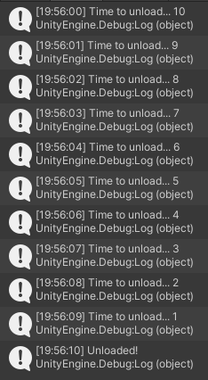 Unity 一度スタートさせたコルーチンを途中で止める方法（小さなエリアを追加的にロードする）[ StartCoroutine, StopCoroutine ] - Unityでインディゲームを作る！