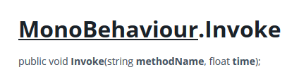 【Unity】MonoBehaviour.Invoke()ってなんだろう？ - 徳島ゲーム開発ごっこ 技術ブログ