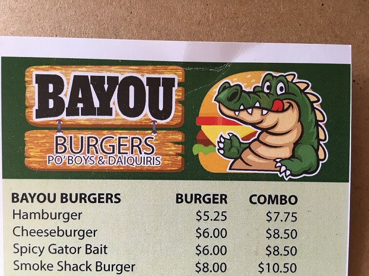 Bayou Burgersで食事をしたら本場に行きたくなった - Inside the gate