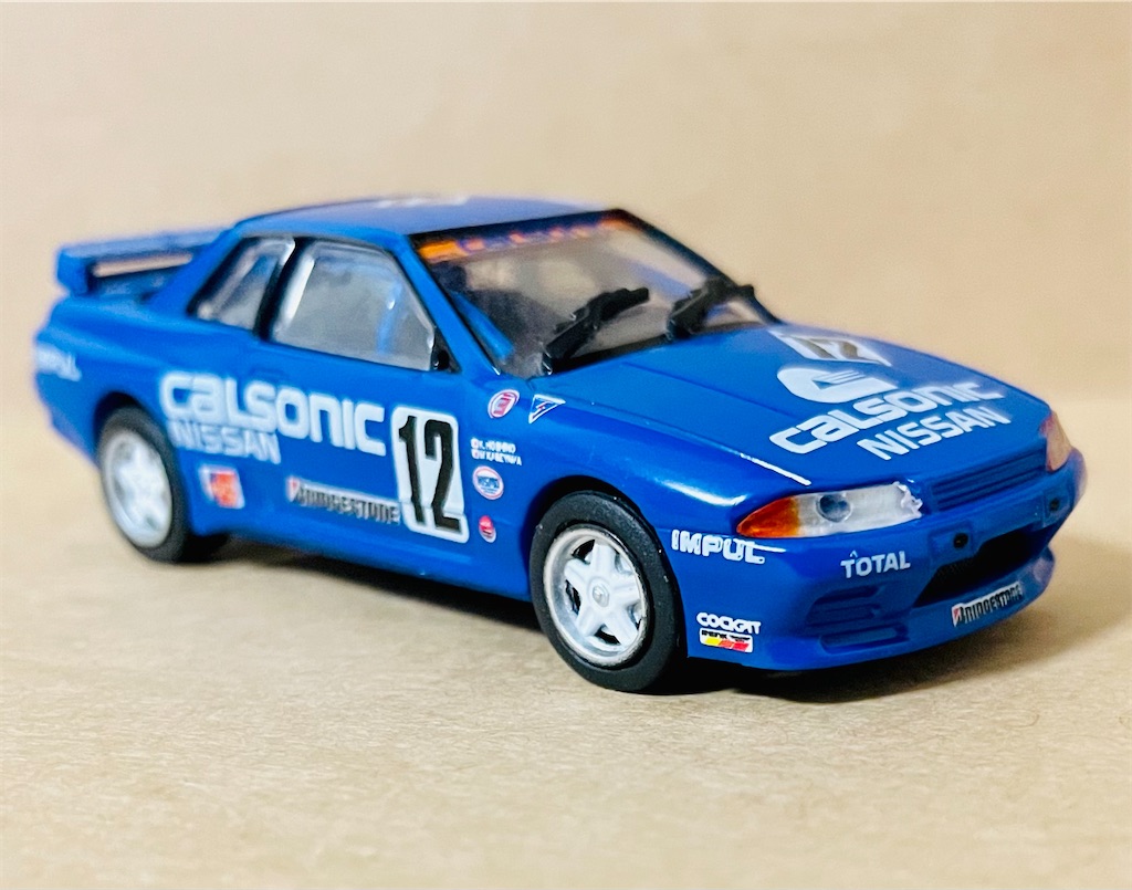 F-toys 1/64 CALSONIC × IMPUL Legend Collection JTC 1993 R32 SKYLINE GT ...