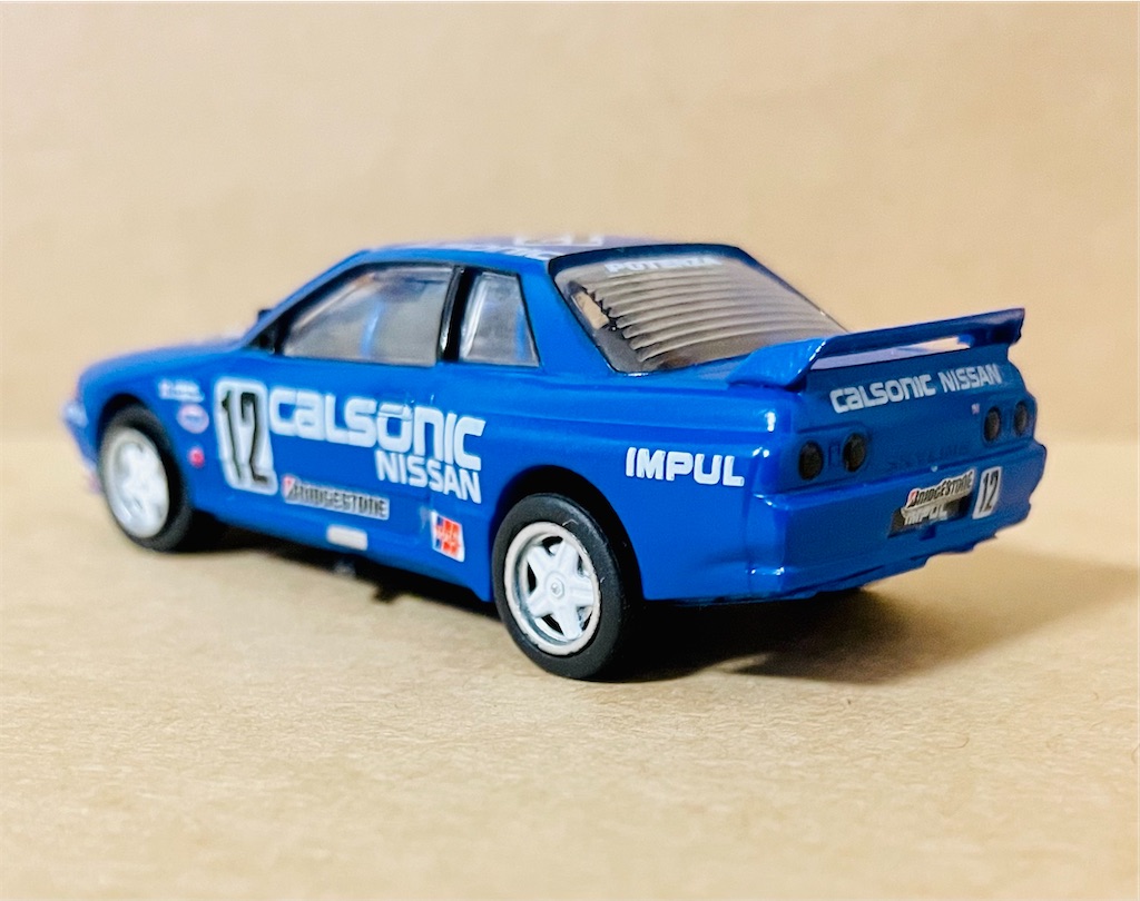 F-toys 1/64 CALSONIC × IMPUL Legend Collection JTC 1993 R32 SKYLINE GT ...