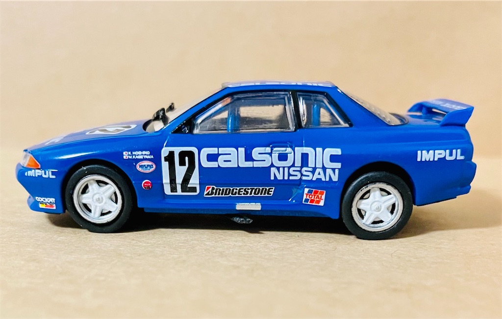 F-toys 1/64 CALSONIC × IMPUL Legend Collection JTC 1993 R32 SKYLINE GT ...