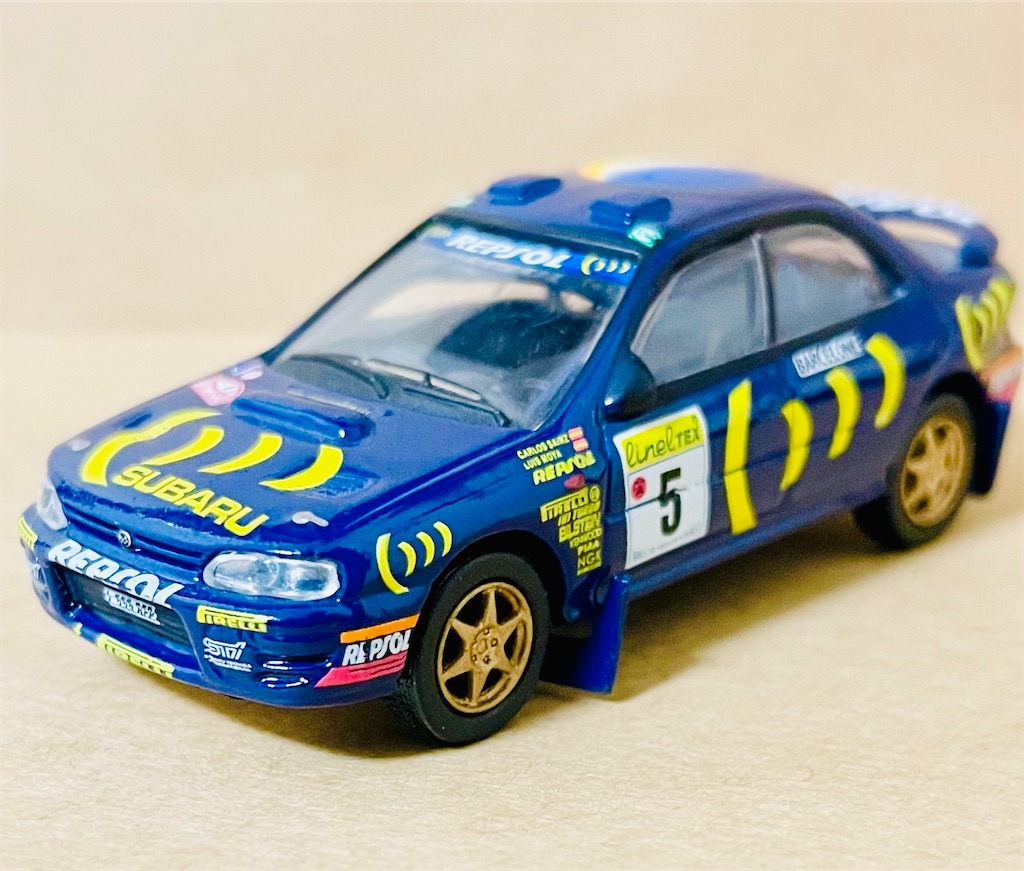cm's 1/64 SUBARU IMPREZA WRX 1995 Monte Cario C.Sainz cm's RALLY CAR ...