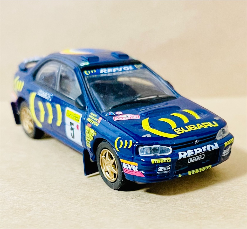 cm's 1/64 SUBARU IMPREZA WRX 1995 Monte Cario C.Sainz cm's RALLY CAR ...