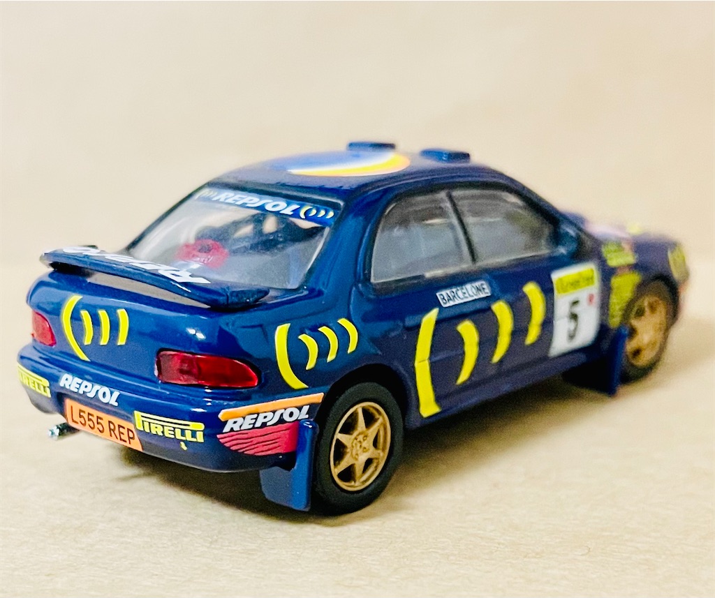 cm's 1/64 SUBARU IMPREZA WRX 1995 Monte Cario C.Sainz cm's RALLY CAR ...
