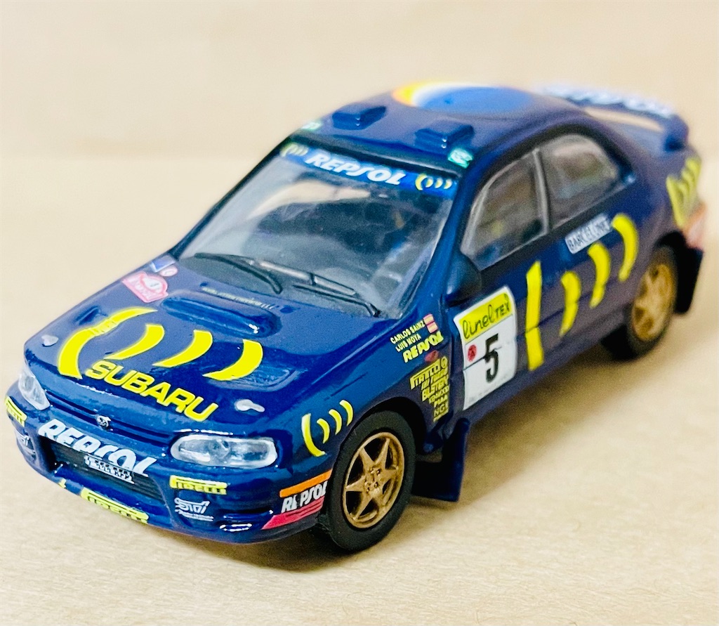 cm's 1/64 SUBARU IMPREZA WRX 1995 Monte Cario C.Sainz cm's RALLY CAR ...