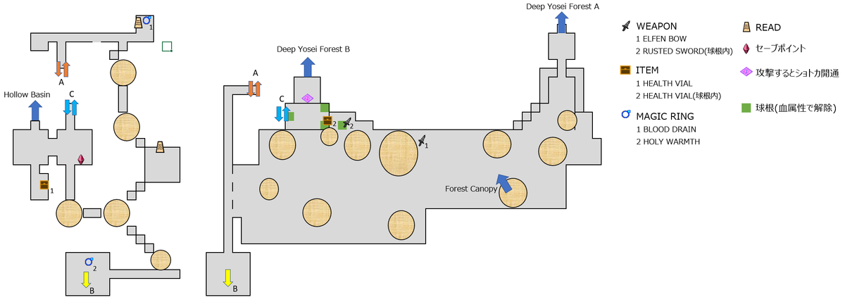 【Lunacid探索記録】[Stage4] Yosei Forest - 情報館