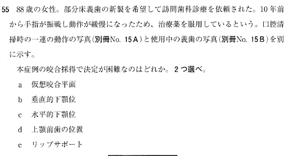 115回歯科医師国家試験【115D-55】パーキンソン病編 - 歯学部オンライン予備校TIDブログ「歯科材料のツボ」