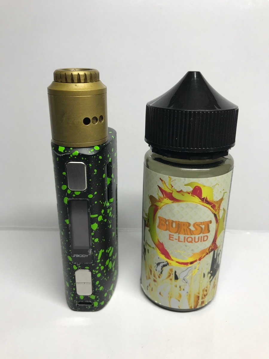 BURST E-LIQUID Oreo ice Cream（吸い終えた） - vape-weblog
