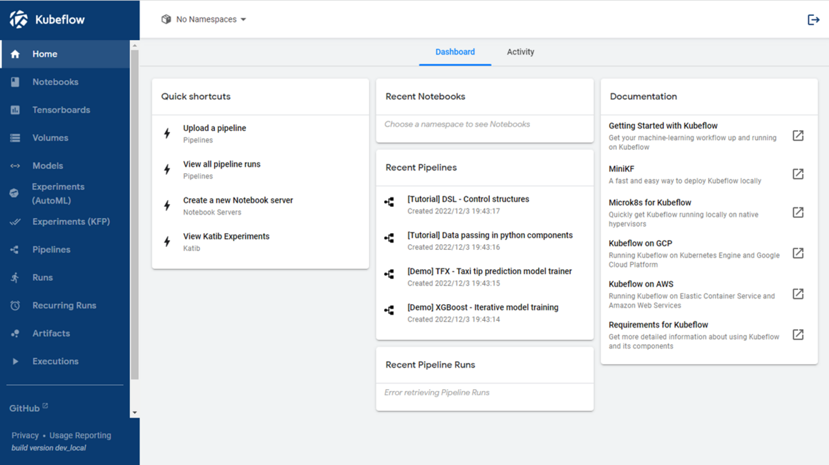 Installing Kubeflow on Windows - 機械学習ともろもろ