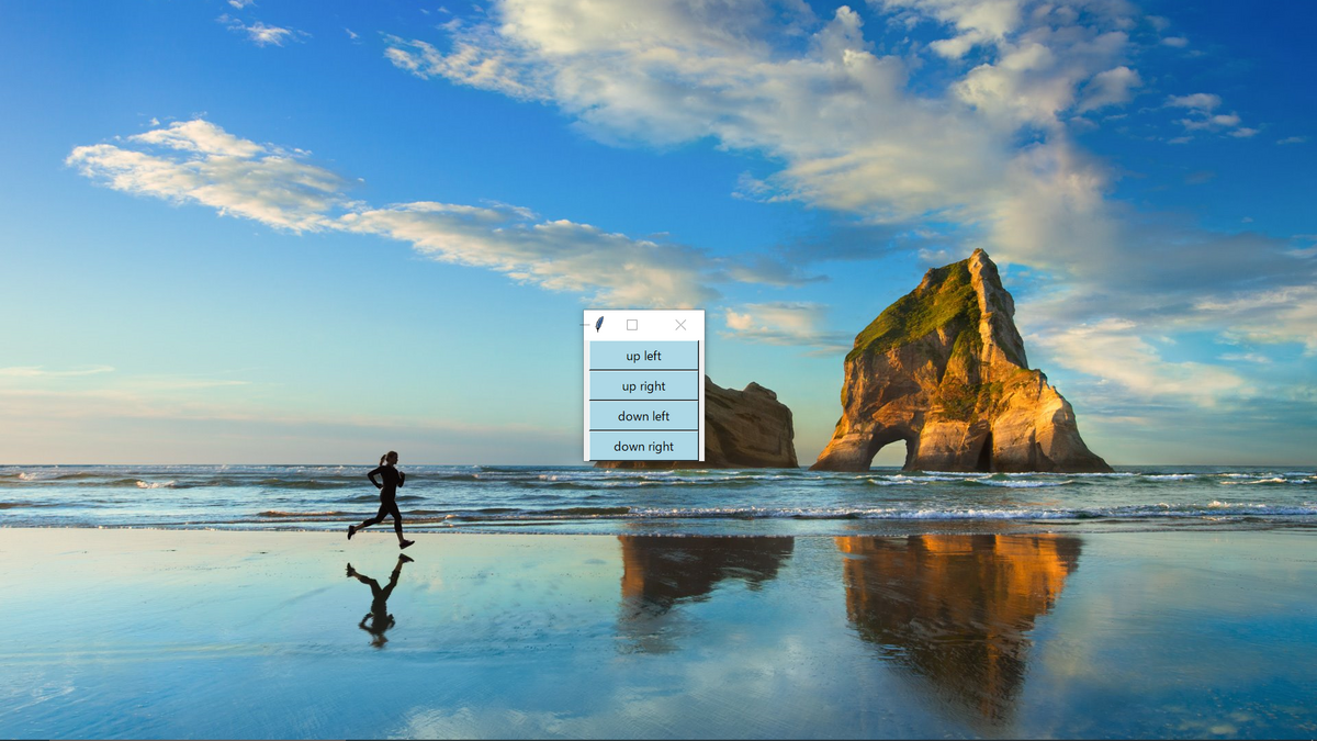 【tkinter】 モニターの中央・四隅に画面位置を設定する方法【python】 Python Code Notes