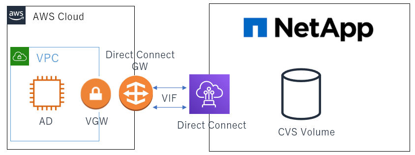 NetApp Cloud Volumes Services for AWSを構築してみた - virtual-oji’s diary