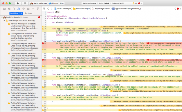 静的コード解析ツールのSwiftLintを使った1人でも安全なiOSアプリ開発 - VISASQ Dev Blog