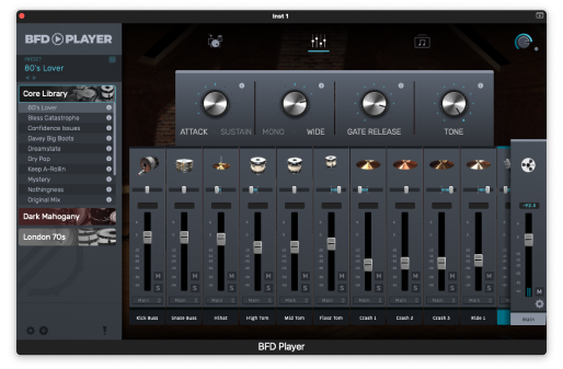 BFD プレーヤー (無料の BFD3 ドラム プラグイン) - DAW音楽作成ソフト