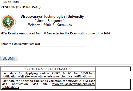 Looking for VTU exam Results 2018: Check Latest News - vtu exam results ...