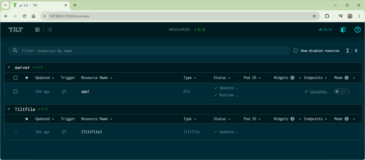 DevcontainerでTiltの環境を作ってDocker Composeで記述したサービスを立ち上げる - はいばらのブログ