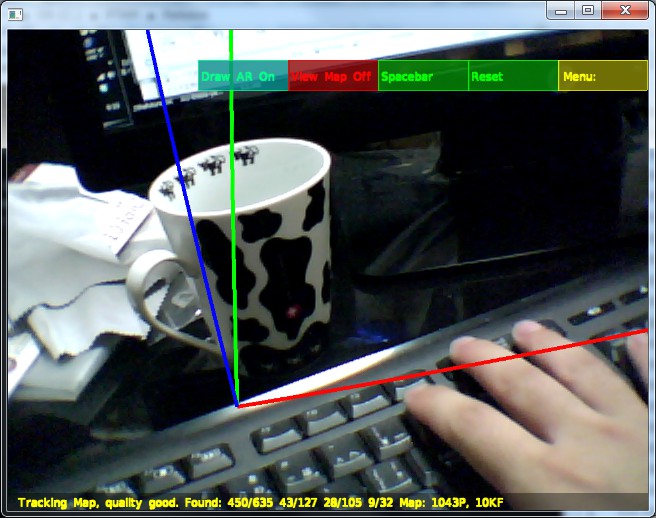 【PTAM(2/3)】 PTAMにモデル描画 - wacchoz’s note