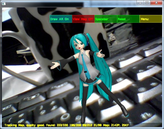 【PTAM(2/3)】 PTAMにモデル描画 - wacchoz’s note