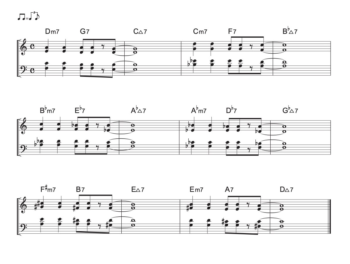 【3分で解説】【弾いて覚える】Shell Voicing【9th編】【練習用MIDIデータあり】YouTube連動 - わちゃぴの音楽教室