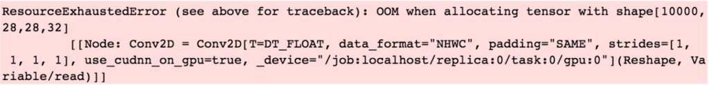 メモリの少ないグラフィックボードで MNIST を動かす - walkingmask’s development log