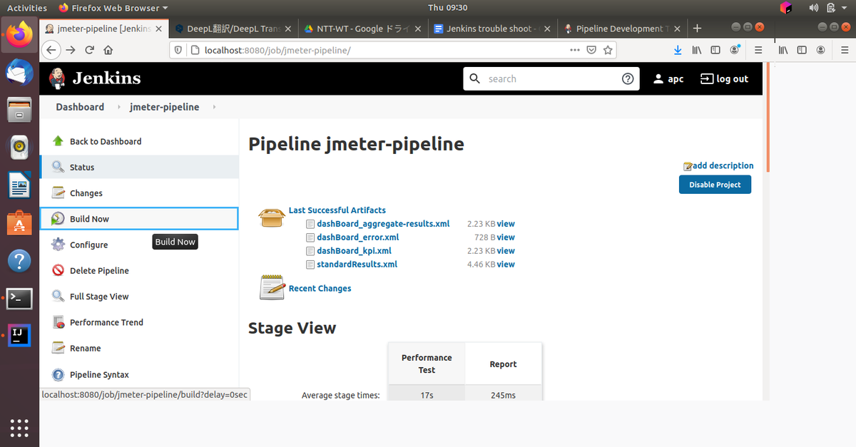 Jenkins Pipelineで Performance Pluginを使ってみる - wancoro blog